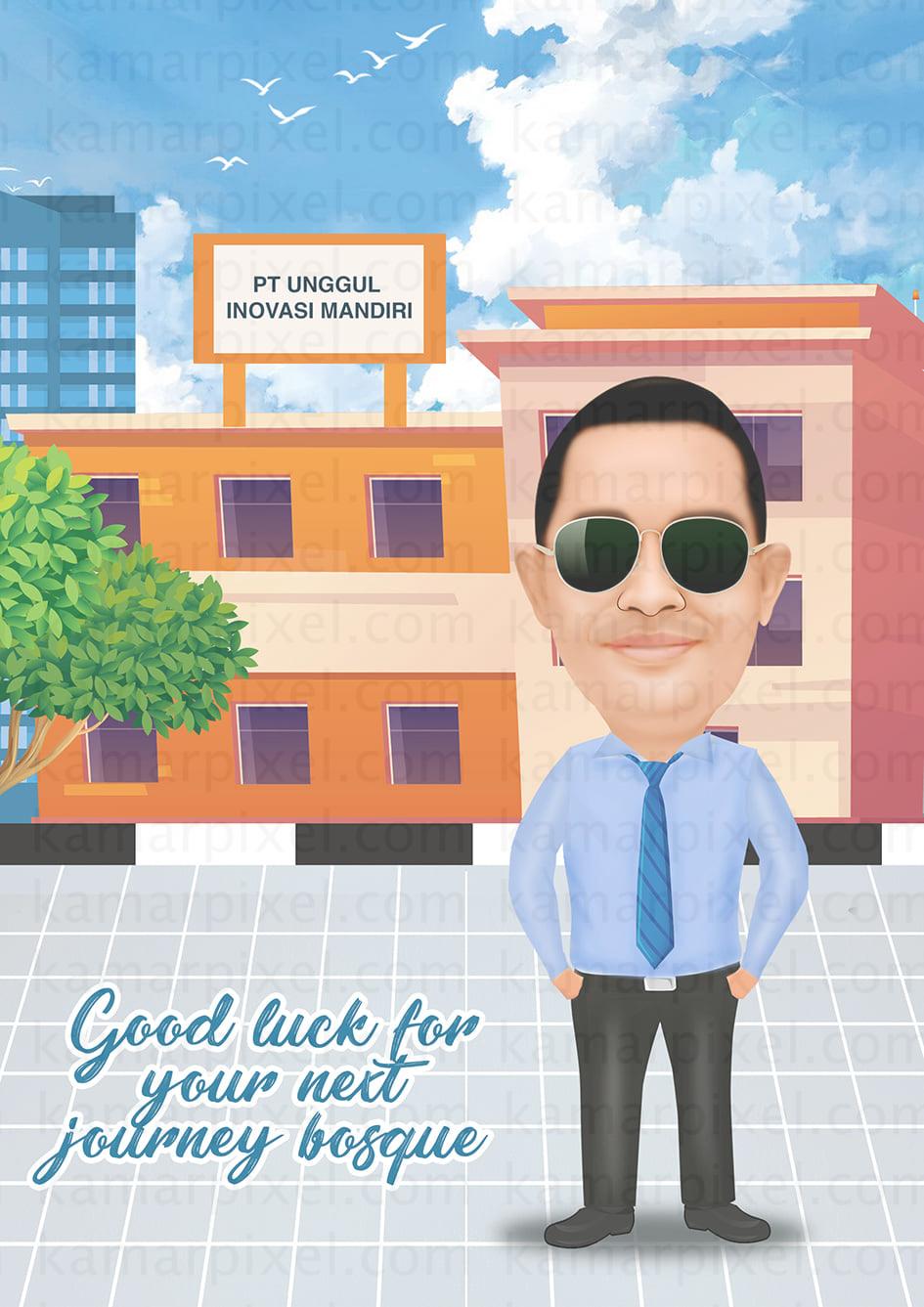 Karikatur Farewell - kamarpixel.com